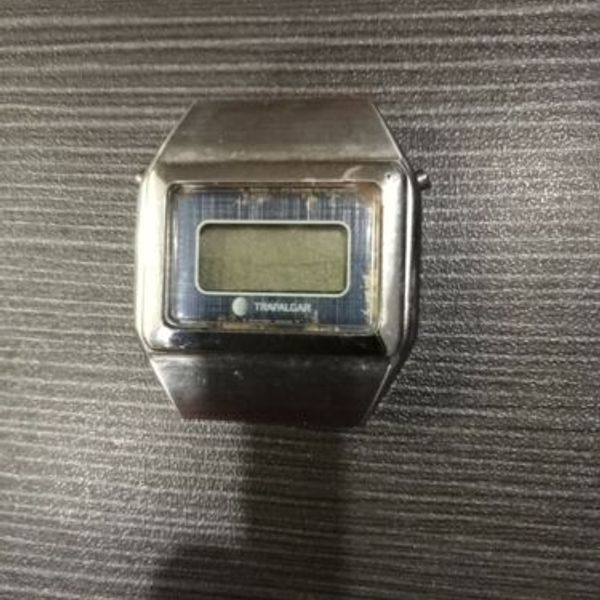 Vintage Trafalgar Early Digital Watch Face ONLY British Made Swiss Case ...