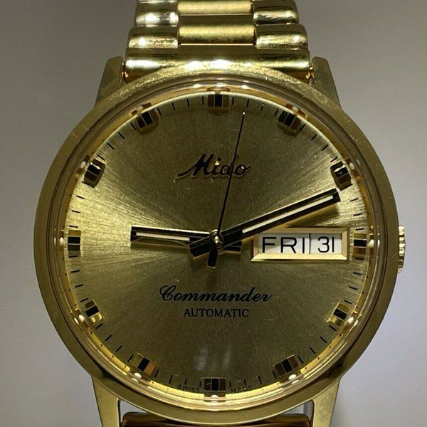 Store Display Model Mido Commander Automatic Stainless Steel Women's ...