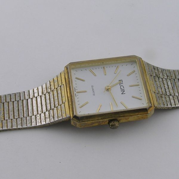 Vintage Elgin Dress Watch White Dial 1980's Working | WatchCharts ...