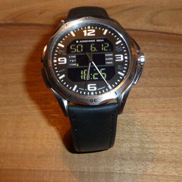JUNGHANS Mega Aviator Chronoscope Radio Clock | WatchCharts