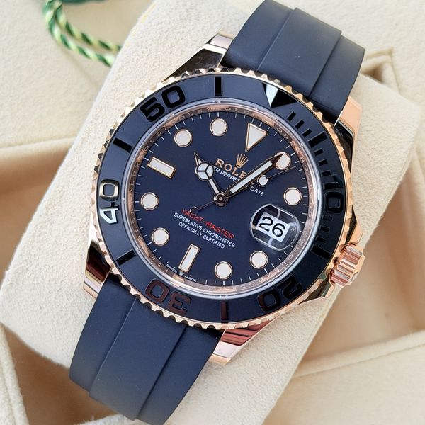 [WTS] Rolex Yacht Master in Rose Gold w/ Oysterflex Ref. 126655 ...