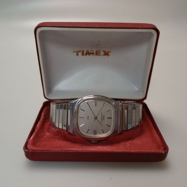 Timex automatic calendar wrist watch, boxed with instructions ...