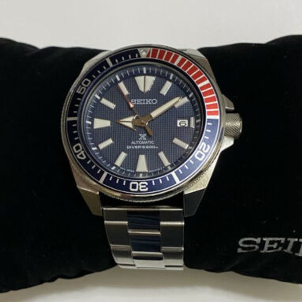 Seiko PROSPEX SRPB53 Automatic Diver Pepsi Dial Samurai | WatchCharts
