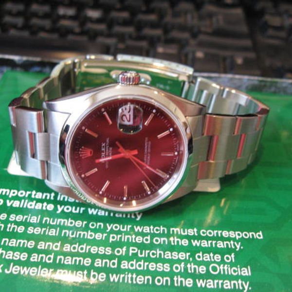 FS: ROLEX 15200 Black dial Oyster Perpetual Date | WatchCharts Marketplace