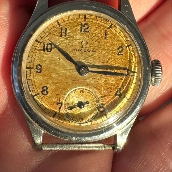 Vintage Watch Omega Early Waterproof Modele Depose Cal. 26.5 / Tropical ...