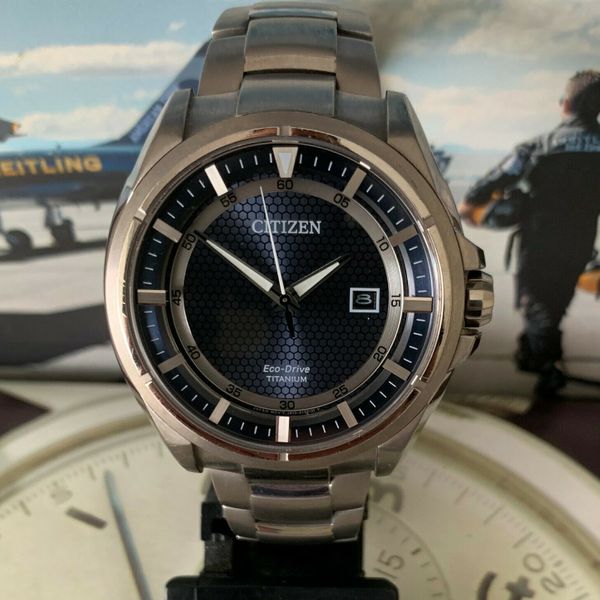 Stunning Boxed New Citizen Eco Drive Titanium Radio Controlled J810 ...