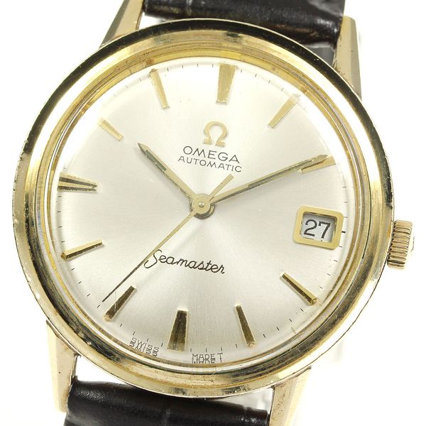 [OMEGA] Omega Seamaster K14YG Vintage Cal.563 KM6303 Self-winding Men ...