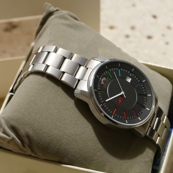 Orient WV0761ER Disk Watch (rainbow), automatic | WatchCharts Marketplace