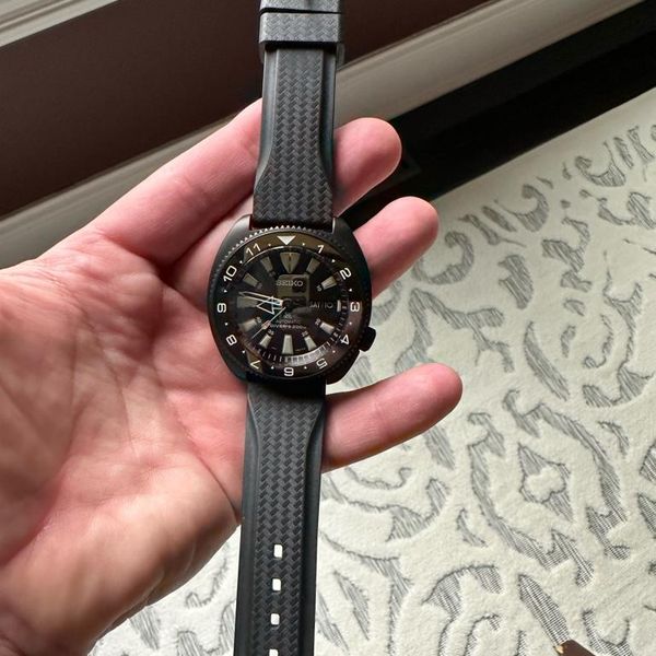 FS: Custom build Seiko Turtle GMT in black | WatchCharts