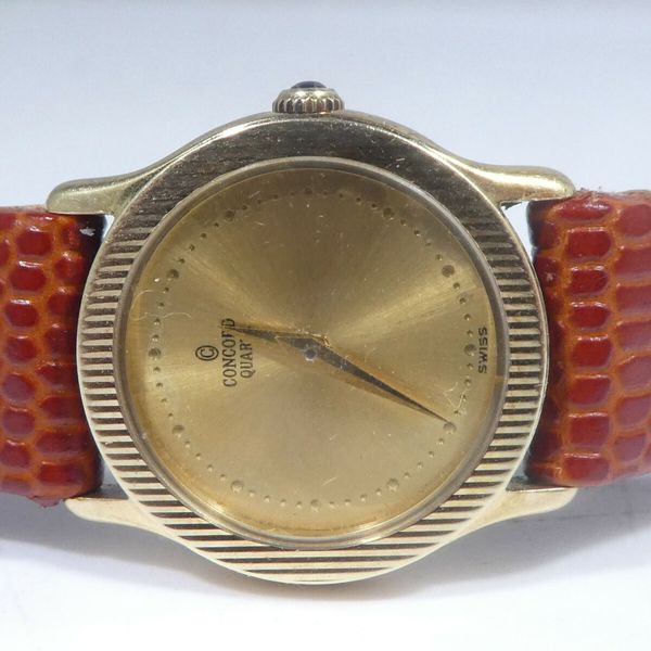CONCORD 14K GOLD LADY'S QUARTZ WATCH WORKING | WatchCharts Marketplace