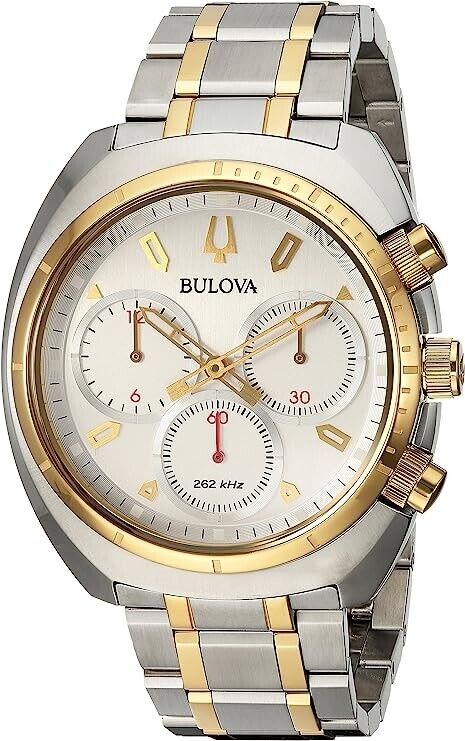 Bulova Men's 98A157 Curv Collection Analog Display Analog Quartz Two ...