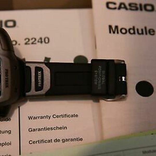 Vintage Casio ProTrek PRT-2GP GPS Wristwatch Watch Satellite Navigation ...