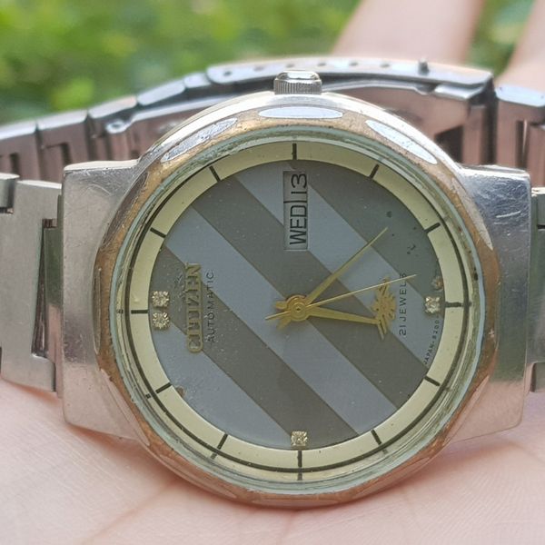 Vintage citizen Automatic 21 jewels Nice dial from Japan Day Date | WatchCharts Marketplace