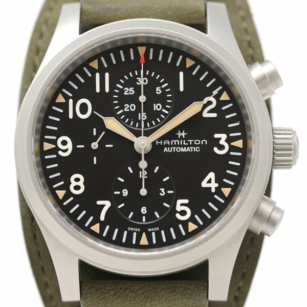 [$999 USD] FS: Pre-Owned Hamilton Khaki Field Auto Chrono H71706830 ...