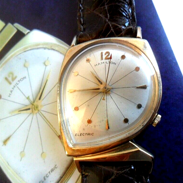 RARE Vintage Men's 1961 Hamilton Electric Meteor 10 G/F Watch 4 REPAIR ...