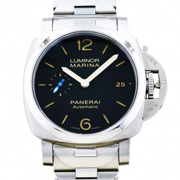 Panerai PANERAI Luminor Marina 1950 3 Days Automatic Achaio PAM00722 Black Dial Used Watch Men's ...