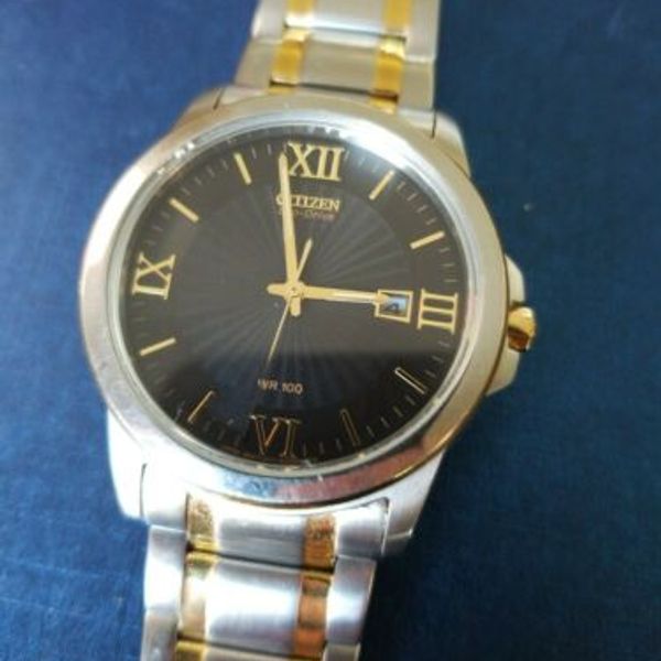 Citizen eco drive E111-S084211 Wrist Watch for Men, works great ...