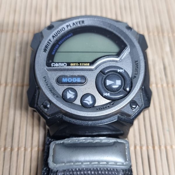 Rare Vintage CASIO WMP-1 MP3 Player Wristwatch Japan Made 2000s ...