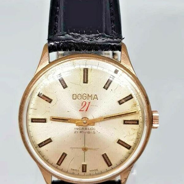 VINTAGE DOGMA PRIMA 21 INCABLOC 21 RUBIS SWISS MADE | WatchCharts ...