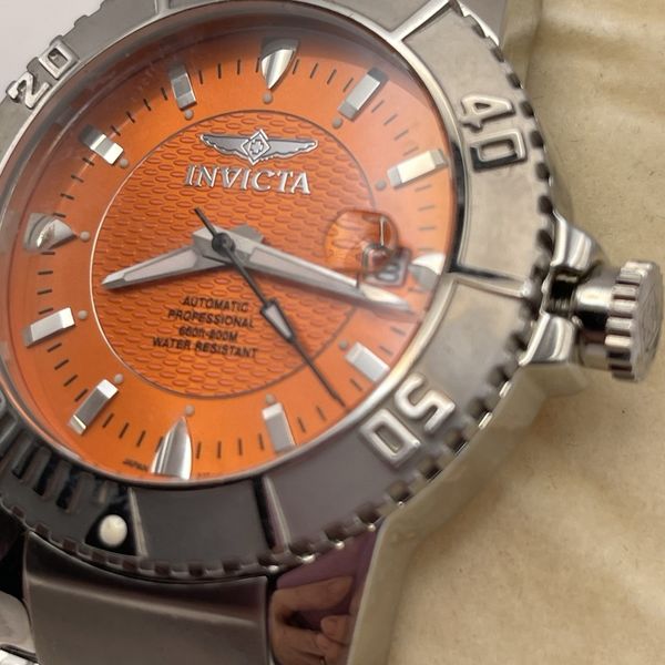 Invicta Pro Diver Watch 200m Water Resistant- Exhibition/Open Back ...