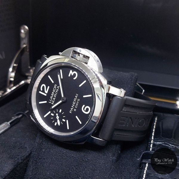 Panerai 44mm Black Dial 8 Days Luminor Marina PAM510 PAM00510 (Full set ...