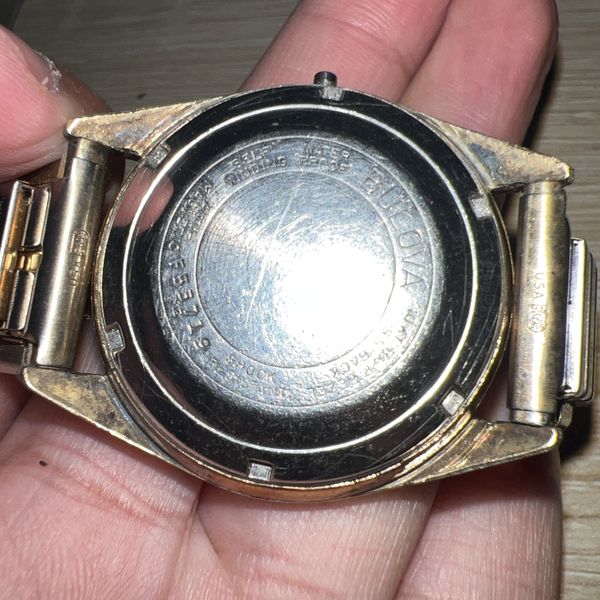 Vtg Bulova Self Winding Watch Case No Crystal Missing Bezel And No ...
