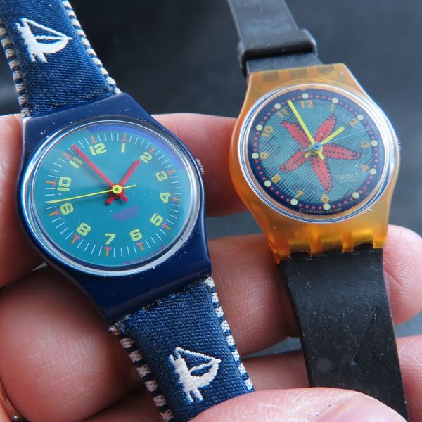 Two 1990-1991 Swiss Made Swatch Quartz Women Watch | WatchCharts ...