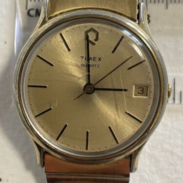 Timex Q Vintage Men's Quartz Watch Working | WatchCharts Marketplace