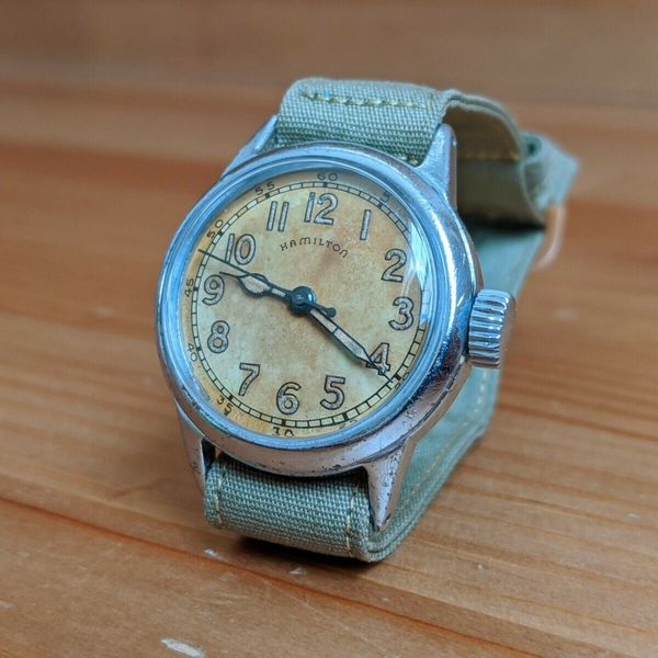Hamilton WW2 Military USMC Pilot's Hacking Watch 88-W-800 39102 2987 ...