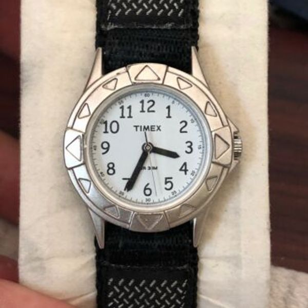 TIMEX WATCH T79051 KIDS MY FIRST WATCH HOOK & LOOP BAND NEW BATTERY ...