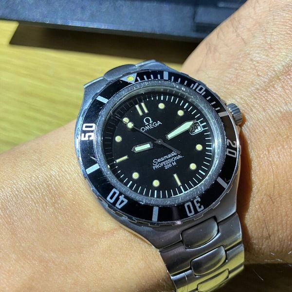 OMEGA Seamaster Professional 200M Quartz Men’s Watch Wrist 6.7 inch new ...