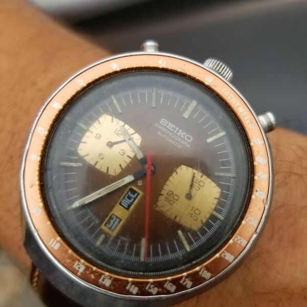 Vintage Seiko Bull Head 6138-0040 Chronograph Automatic Watch | WatchCharts