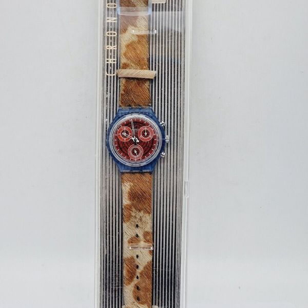Rare Vintage Swatch Chrono Fury SCN109 Wristwatch with Box ...