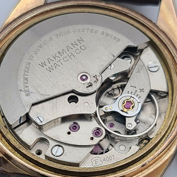 Vintage PERFEX by WAKMANN Men's automatic watch Felsa 4007 17Jewels ...