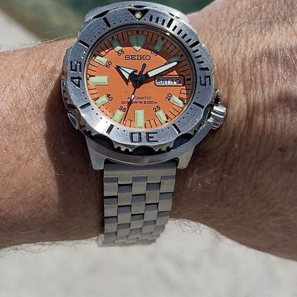 Beautiful Seiko Orange First Generation Monster Watch | WatchCharts ...