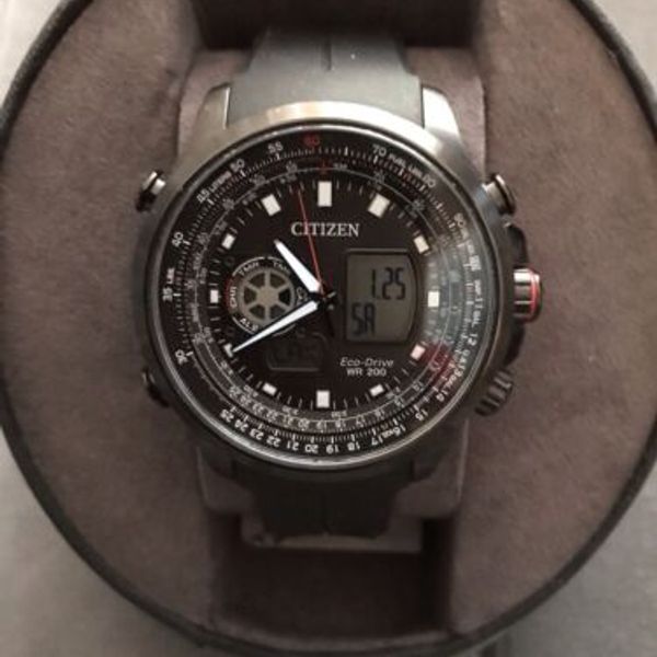 Citizen Promaster Eco-Drive Pro Master W/ Box, Tag, Case And Box JZ1065 ...