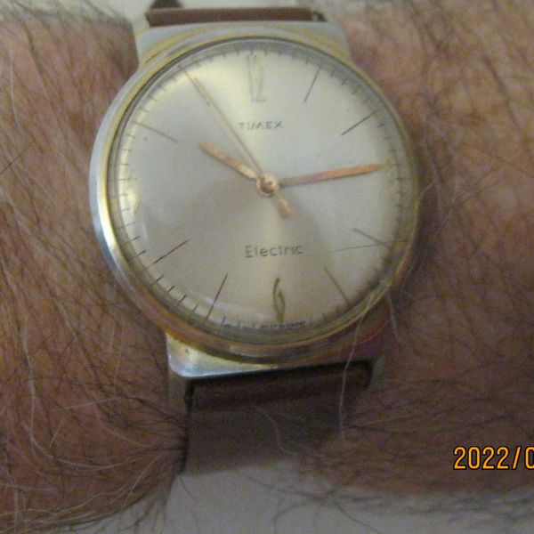 [$35 USD] 1963 TIMEX ELECTRIC Back set Laco movement vintage mens watch ...