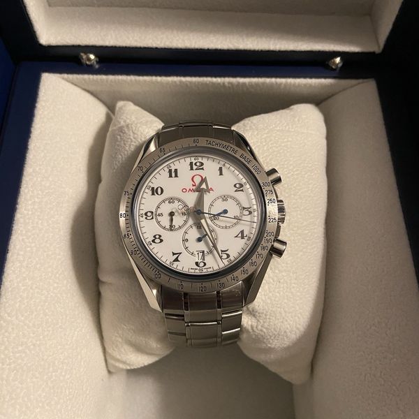 OMEGA Speedmaster Co-Axial Olympic Broad Arrow Edition 321.10.42.50.04 ...
