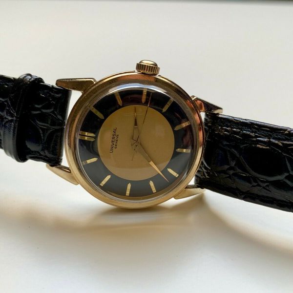 Vintage Universal Geneve; TUXEDO DIAL, Cal 231, Manual; Recently ...