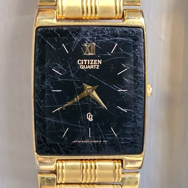 Citizen CQ Men's Tank-Style Dress Watch , New Battery, Works Perfectly ...