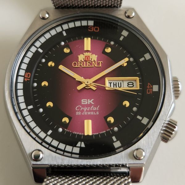 Orient SK Diver Retro with extra Strapcode Milanese Mesh bracelet ...