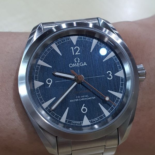 Omega Seamaster Railmaster Denim Blue dial 40mm METAS certified ...