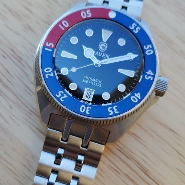 Raven Solitude with Black Dial and Pepsi Bezel | WatchCharts Marketplace