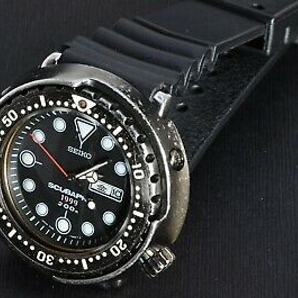 Seiko Tuna ScubaPro 300 Dive watch 7C46-7011 1999 Limited edition ...
