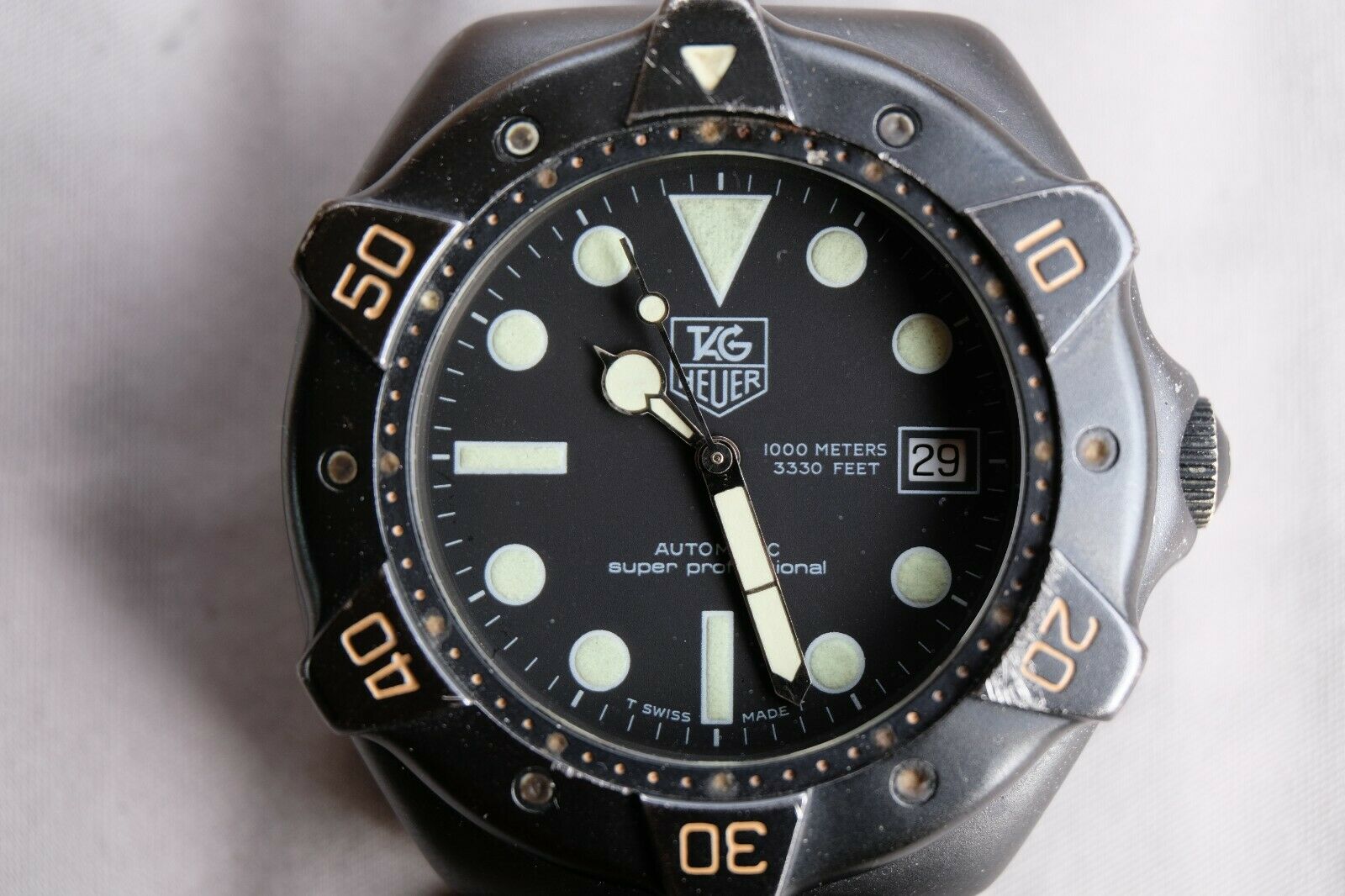 Tag Heuer Super Professional 840.006 PVD Dive Watch | WatchCharts ...