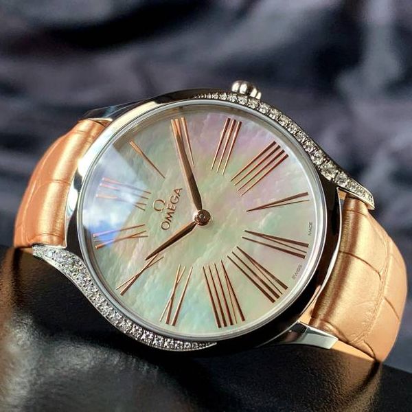 FS: Omega De Ville Trésor Lady Diamonds MOP Dial Quartz 36mm ...