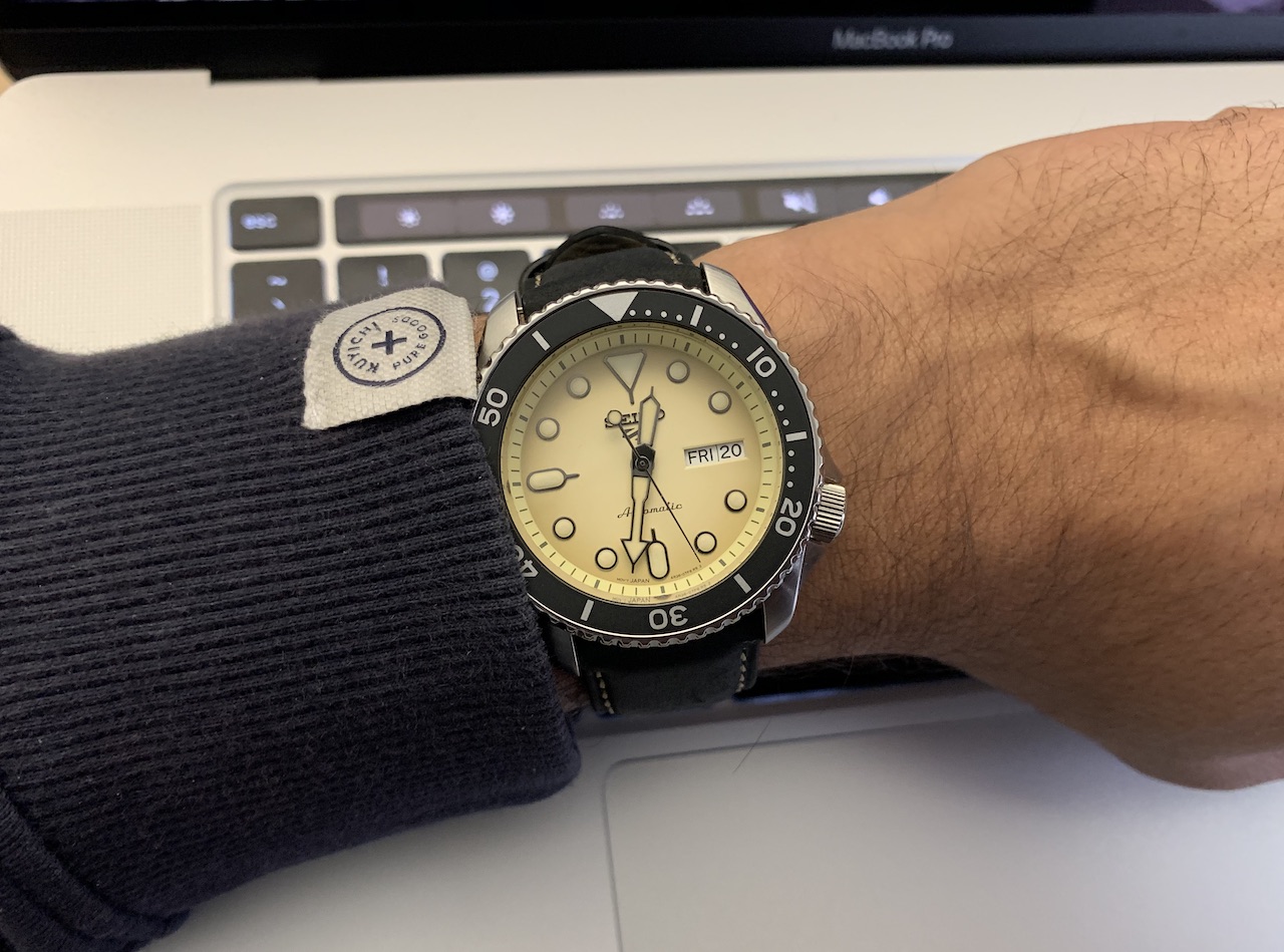 FS Seiko SRPD67 cream dial 5KX Seiko 5 Sport WatchCharts Marketplace