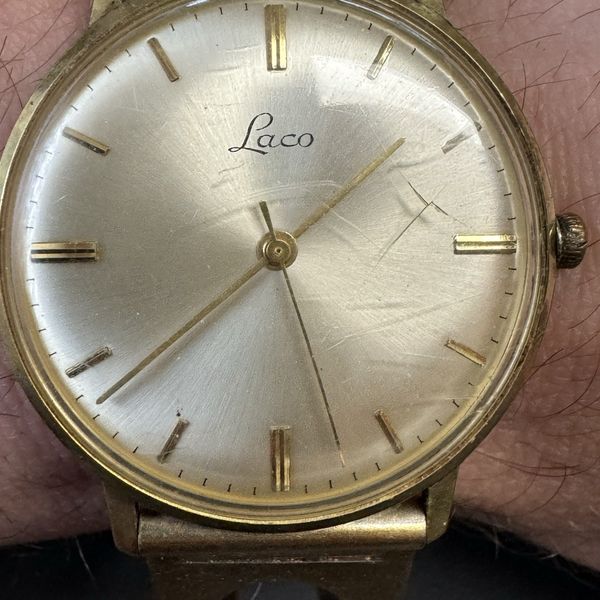 Men's Watch Wristwatch Laco Mechanical Manual Winding Vintage ...