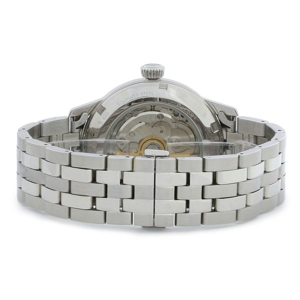 Seiko Presage Men's Stainless Steel Silver Dial Automatic Watch SRPB77 ...