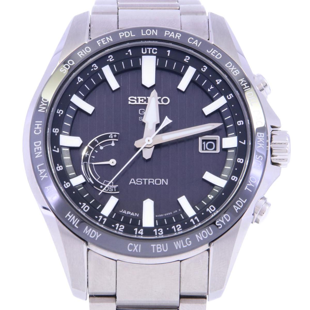 Seiko Astron GPS radio clock 8X22-0AL0/SBXB161 SS solar quartz [pre ...